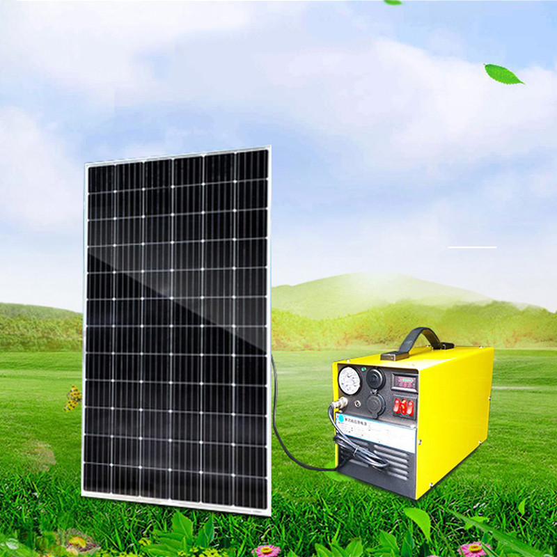 Solar Portable Lithium Power Station Generator Type 18650 Engine Starting